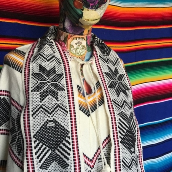 Costume Baldor | Sweaters | Ecuador Poncho Sweater Fringe W Tassel Cape ...